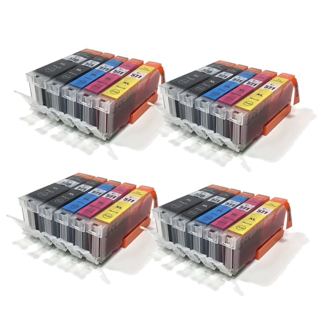 Compatible Canon PGI-570 / CLI-571 Multi-Colour Ink Cartridges Multipack
